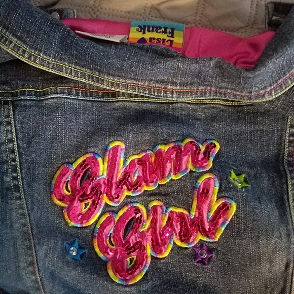 Justice | Jackets & Coats | Lisa Frank Glam Girl Denim Jacket | Poshmark